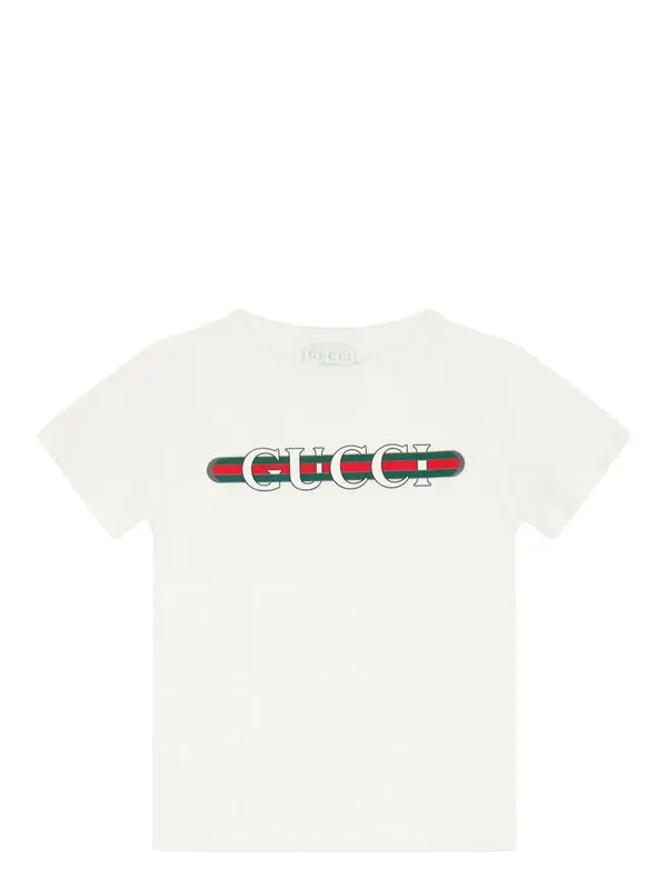 Gucci Logo Crew Neck T-shirt - White