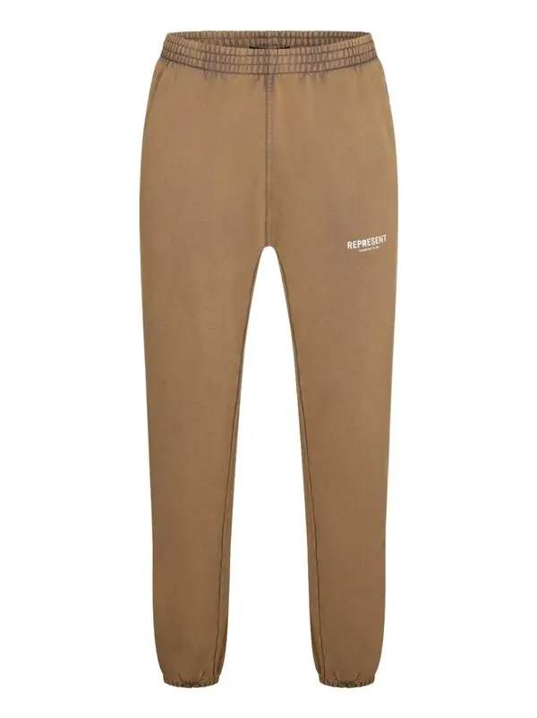 REPRESENT Logo Track Pants - Brown