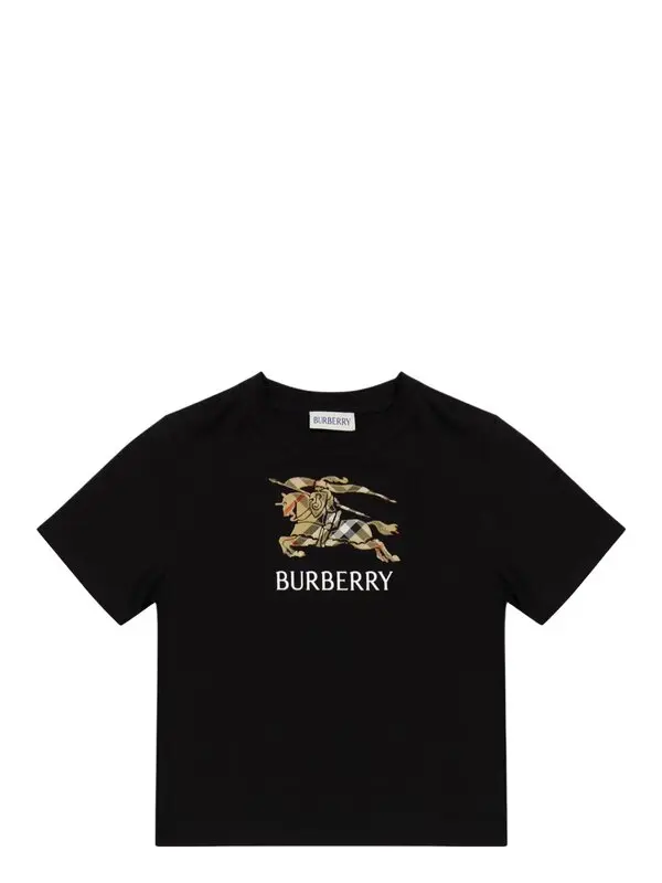 Burberry Logo Crewneck T-shirt - Black