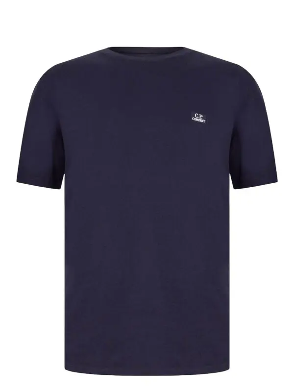 C.P. COMPANY Logo Crew Neck T-shirt - Black