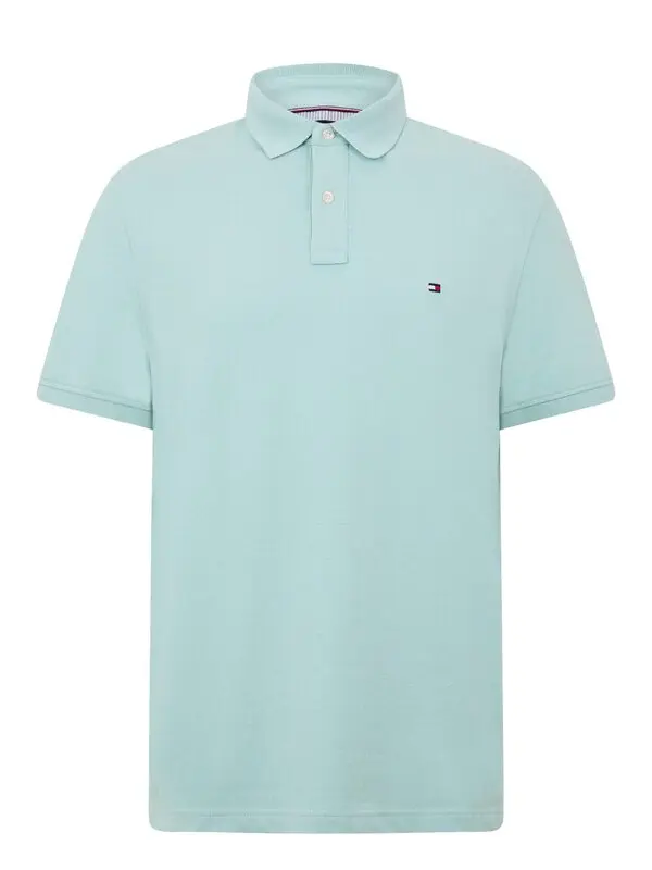 Tommy Hilfiger Logo Short Sleeve Polo Shirt - Blue