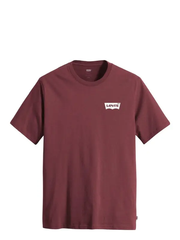 LEVI'S Logo Crew-neck T-shirt - Red