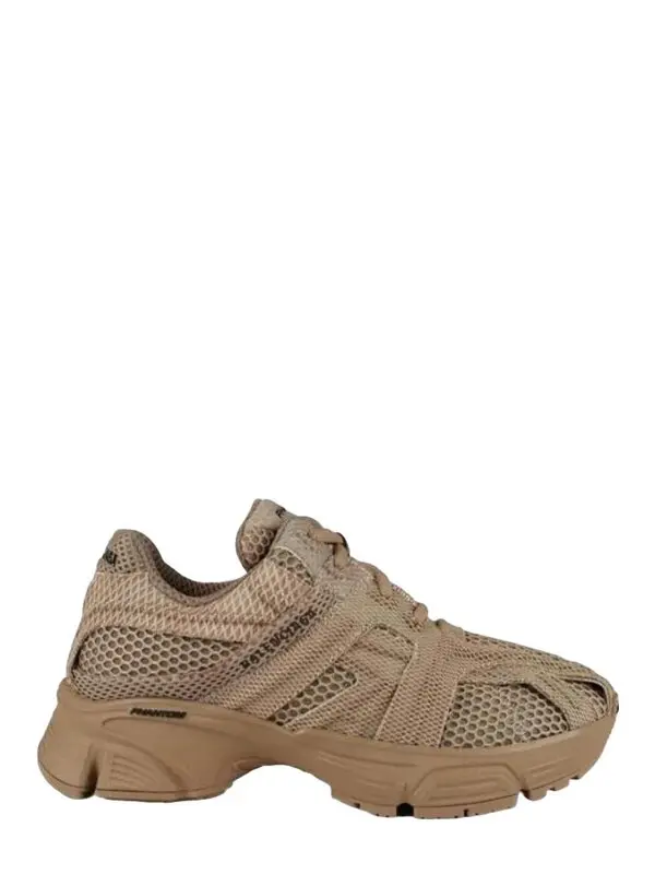 Balenciaga Logo Embroidered Mesh Sneakers - Brown