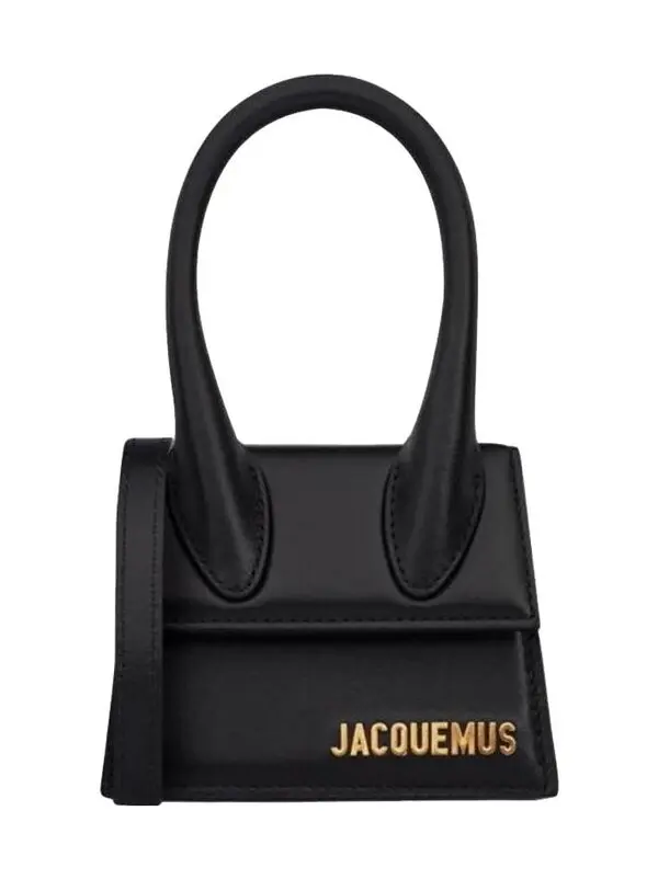 Jacquemus Logo Mini Shoulder Bag - Black