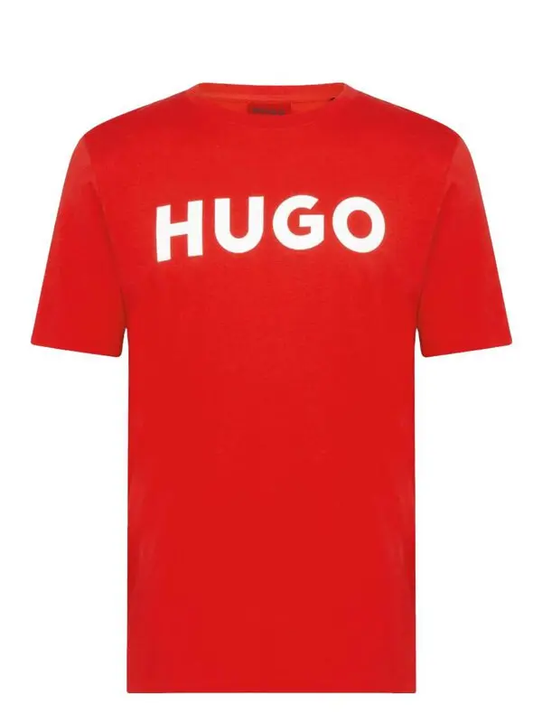 Hugo Boss Logo Short-sleeved T-shirt - Red