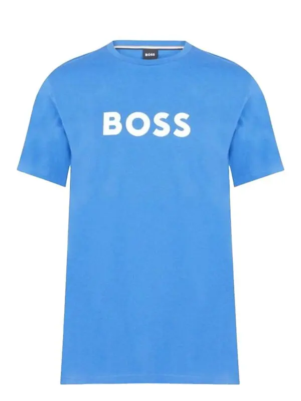 Hugo Boss Logo Short-sleeved T-shirt - Blue