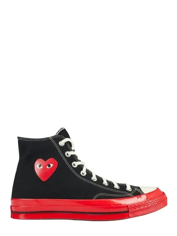 Play Comme Des Garcon High-top Casual Sneakers - Black