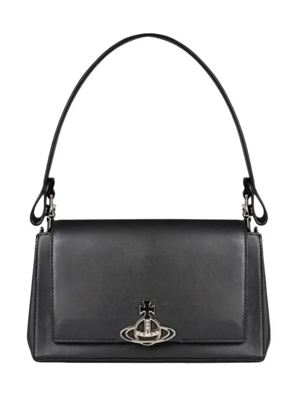 VIVIENNE WESTWOOD Hazel Medium Shoulder Bag - Black