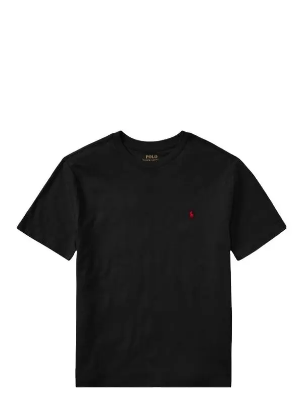 Polo Ralph Lauren Short Sleeve Crewneck T-shirt With Logo - Black