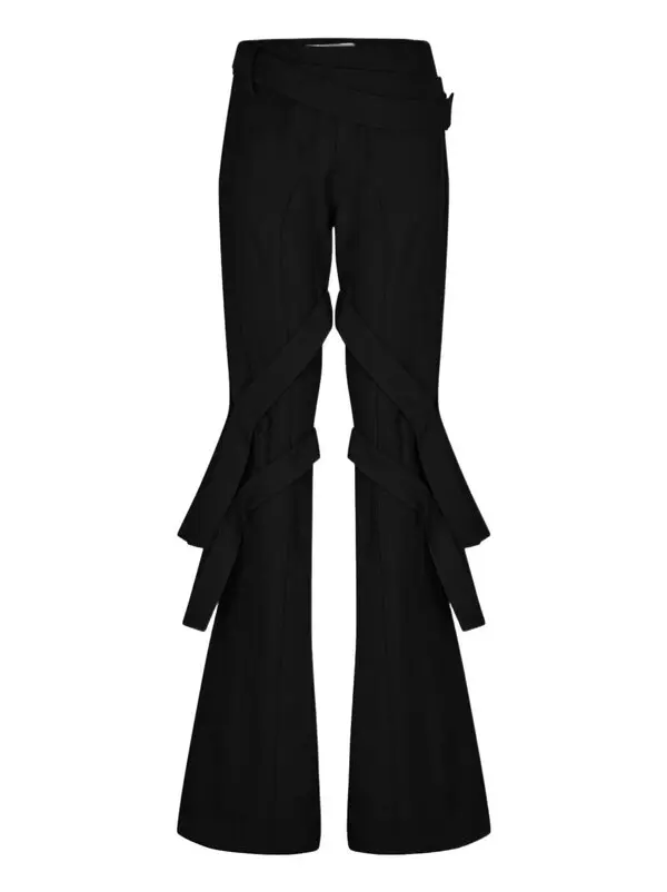 AMBUSH Band Detail Bell Trousers - Black