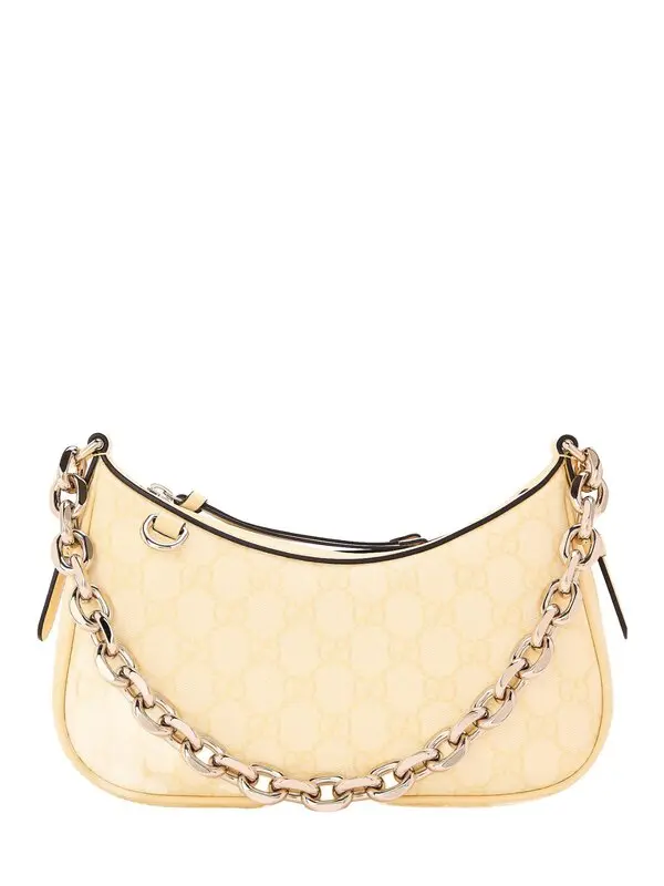Gucci Monogram Shoulder Bag - Nude