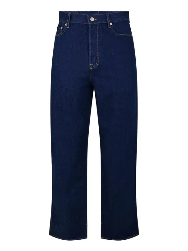 Gucci Logo Patch Jeans - Black