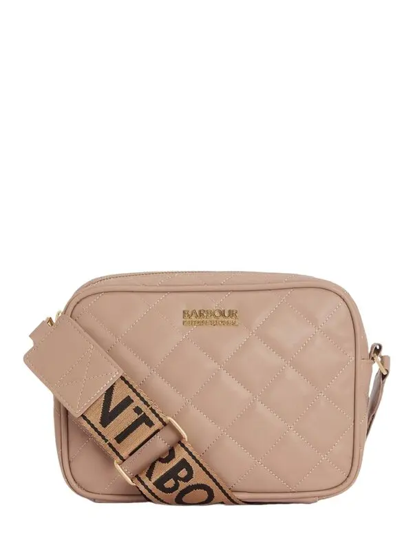 Barbour Sloane Quilted Crossbody Bag - Camel