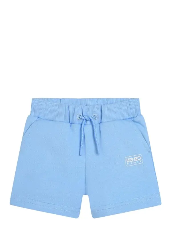 Kenzo Logo Fleece Athletic Shorts - Blue