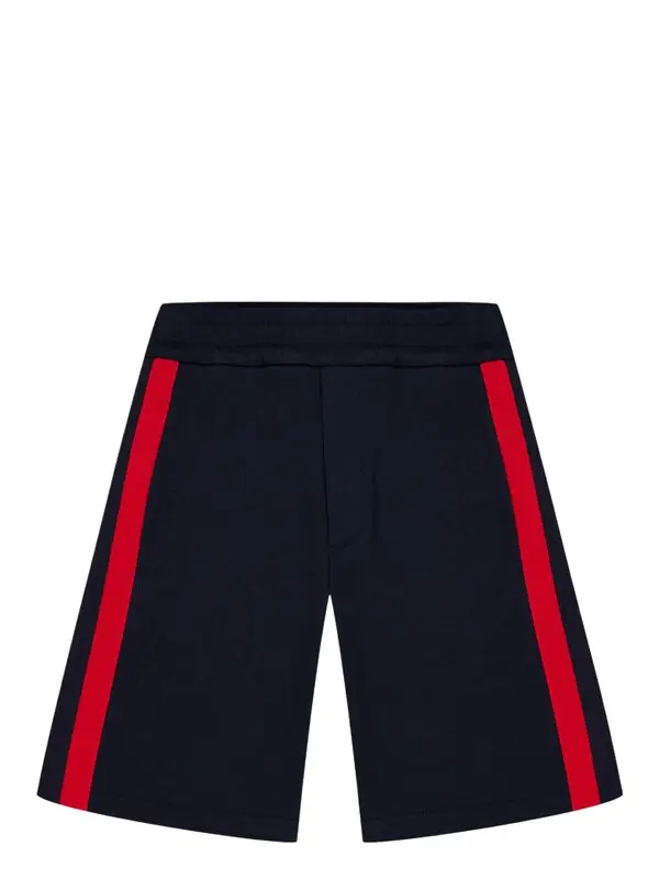 Moncler Striped Detail Shorts - Black