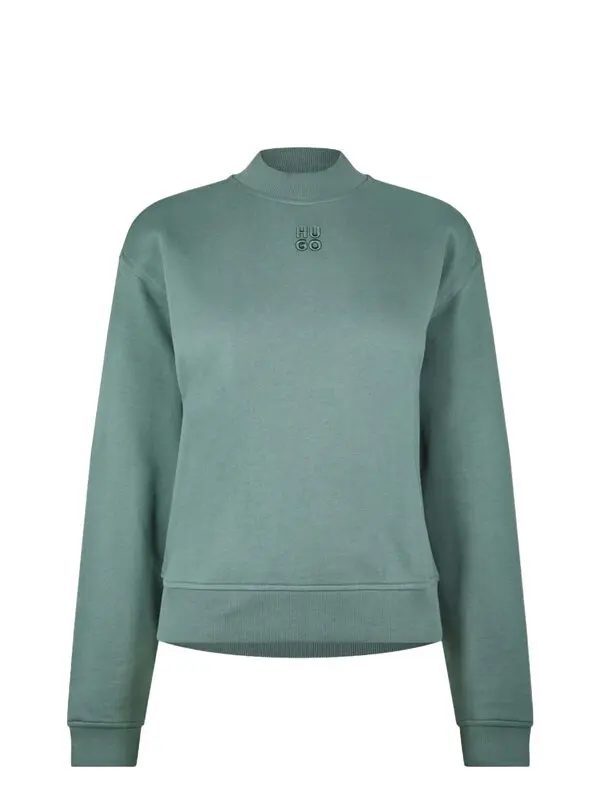 Hugo Boss Mock-neck Sweatshirt - Green