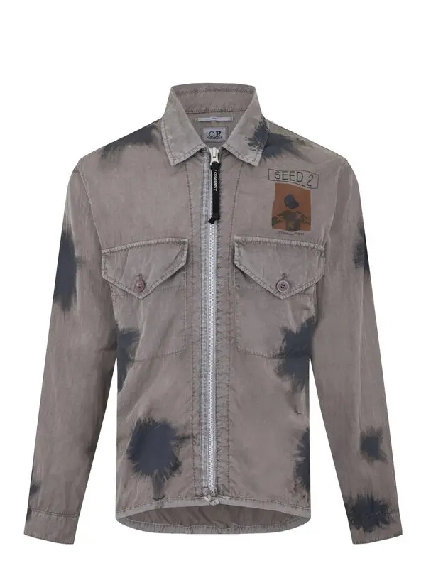 C.P. COMPANY Seed 2 Zip Overshirt - Gray