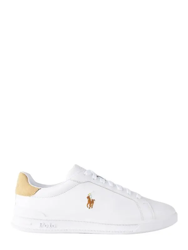 Polo Ralph Lauren Heritage Ii Court Sneakers - White/bone