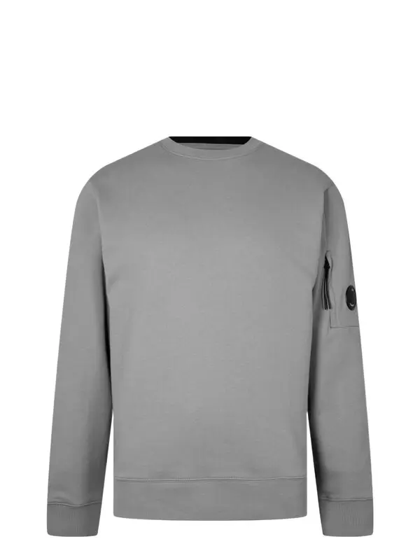 C.P. COMPANY Lens Crew-neck Sweatshirt - Gray