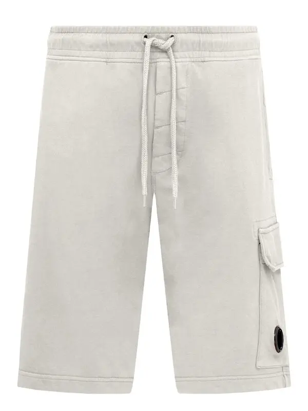 C.P. COMPANY Cotton Shorts - White