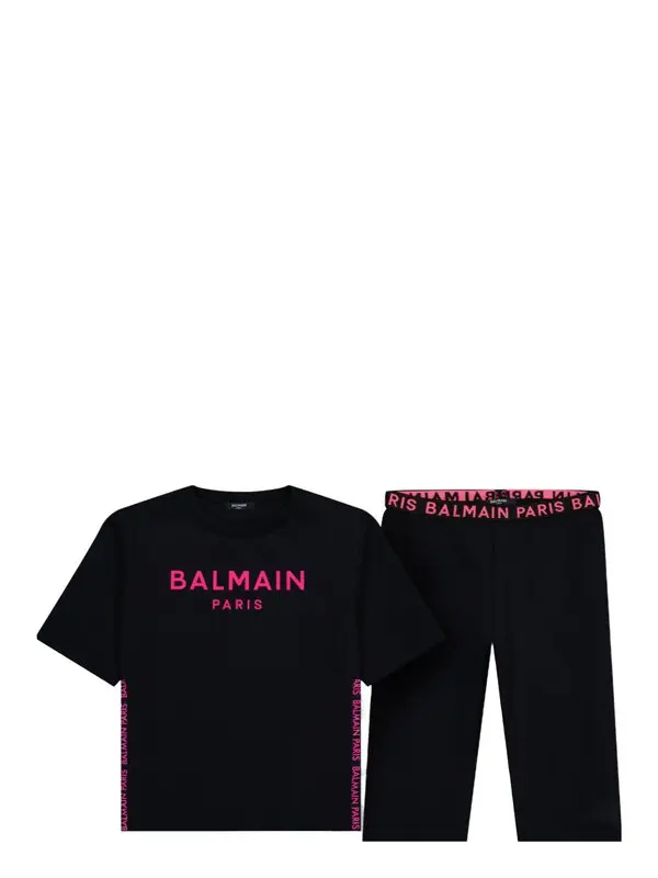 Balmain Color-blocked Set - Black