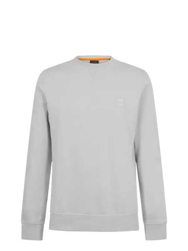Hugo Boss Hugo Long Sleeve Premium Cotton Sweatshirt - Gray