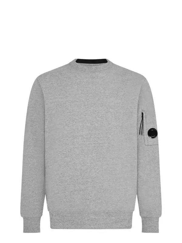 C.P. COMPANY Lens Crew-neck Sweatshirt - Gray