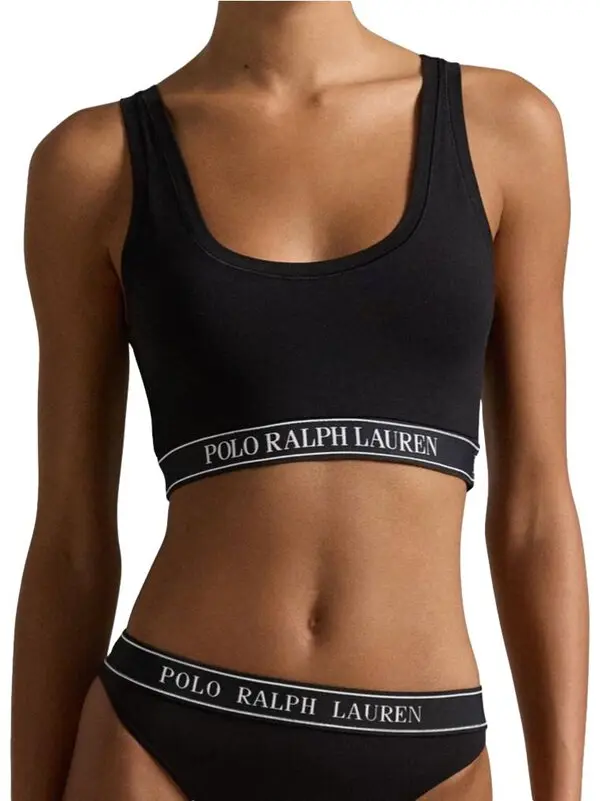 Polo Ralph Lauren Striped Round-neck Bra - Brown