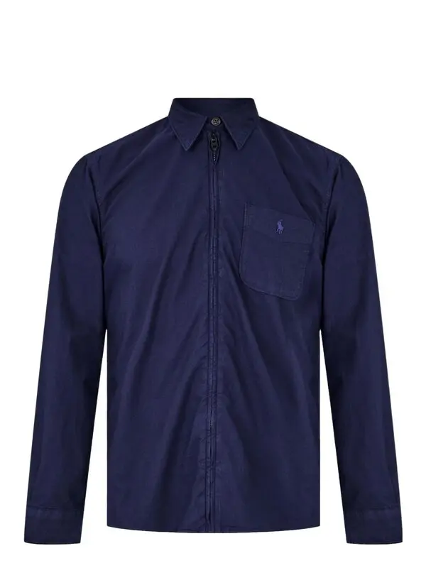 Polo Ralph Lauren Logo Embroidered Casual Jacket - Black