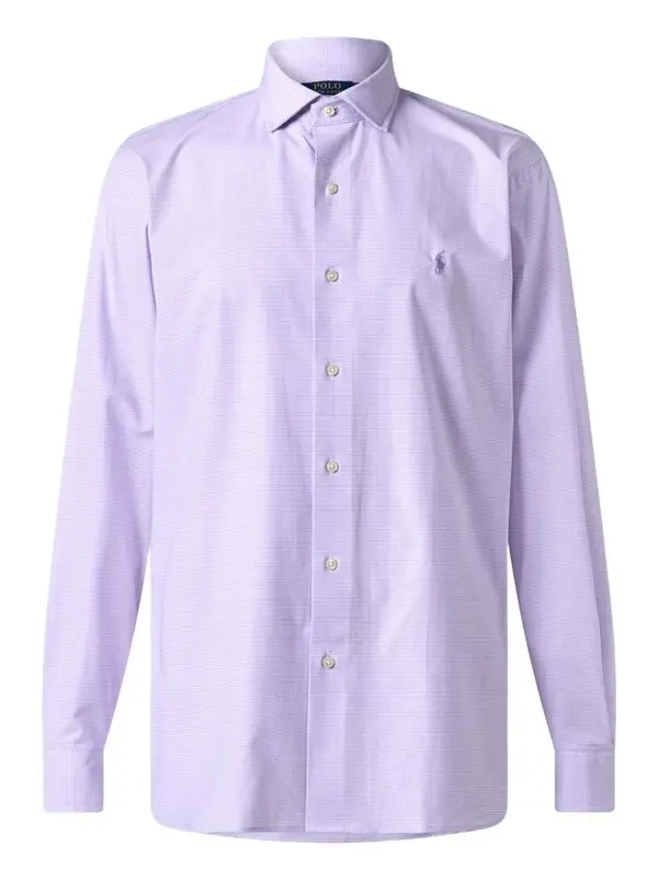 Polo Ralph Lauren Long Sleeve Logo Shirt - Purple