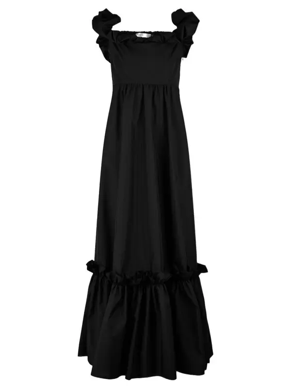 LoveShackFancy Ferra Maxi Dress - Black