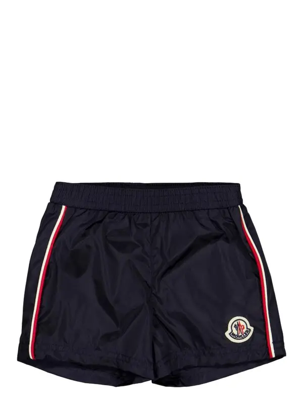 Moncler Emblem Patch Shorts - Black
