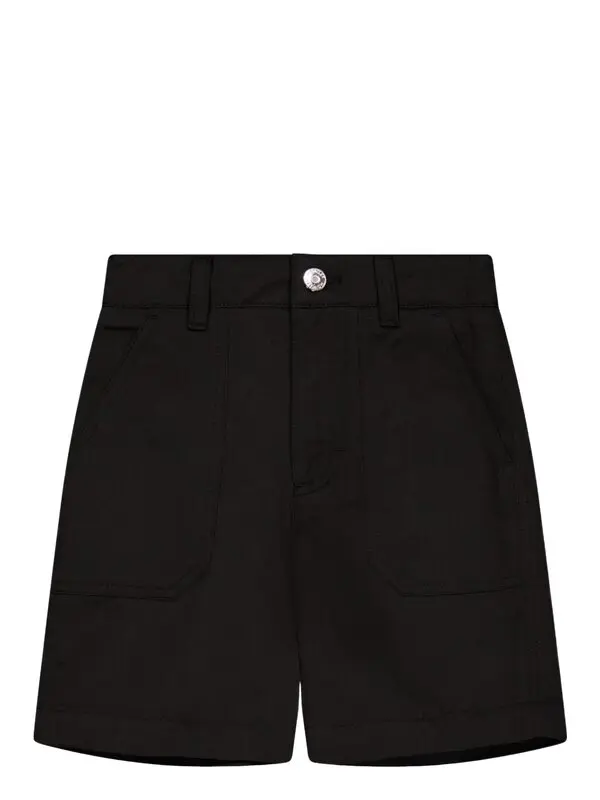 Moncler Emblem Patch Shorts - Black