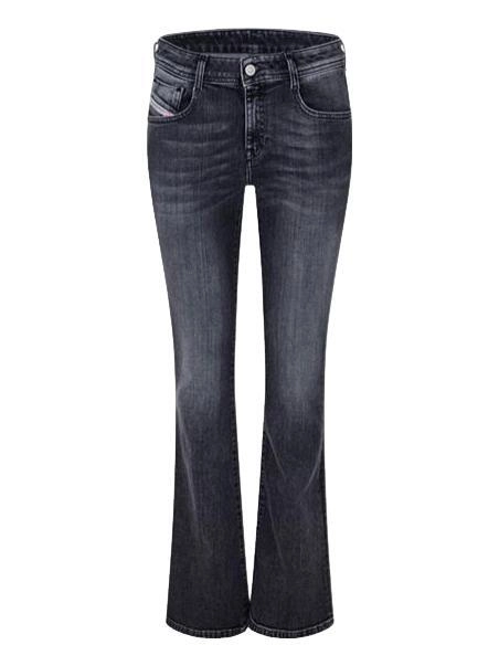 DIESEL® Flared Jeans With Five Pockets - Black