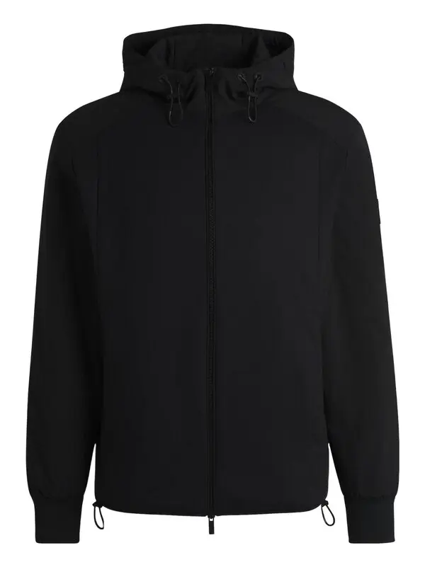Hugo Boss Zip-up Hooded Jacket - Black