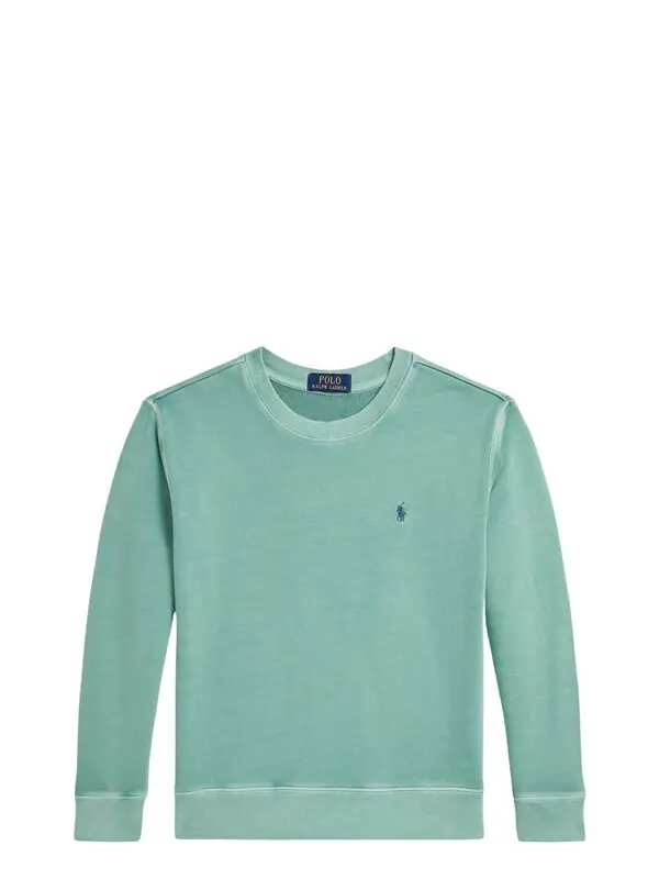 Polo Ralph Lauren Crewneck Sweatshirt With Embroidered Pony - Green