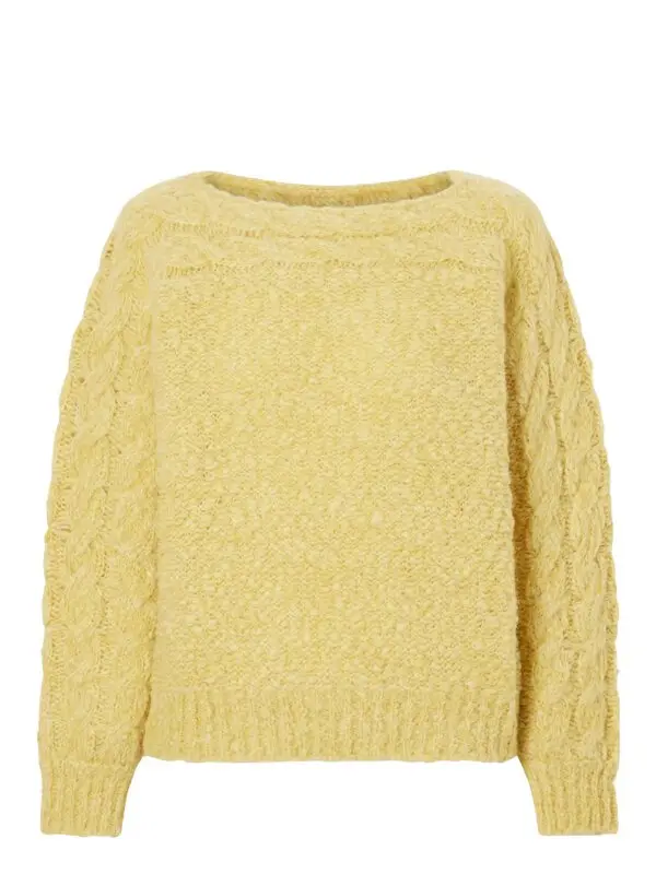 Isabel Marant Étoile Ponara Wool-blend Bouclé Sweater - Nude