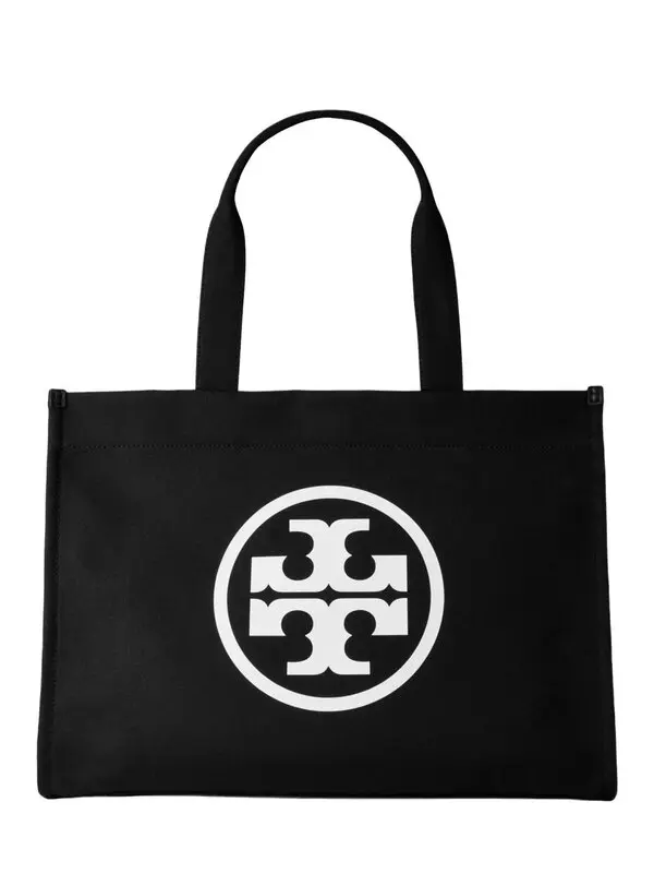 Tory Burch Ella Canvas Tote - Black