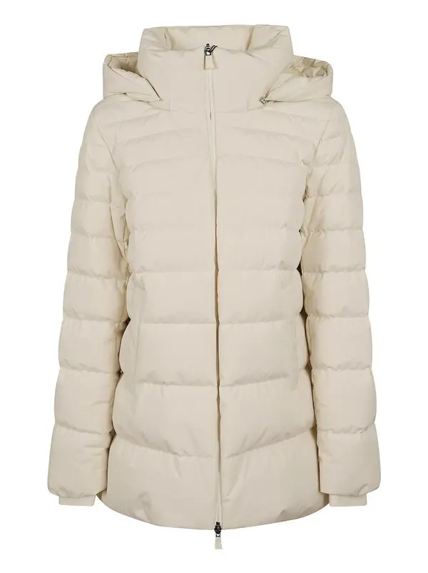 Herno Quilted Puffer Jacket With Hood - Light