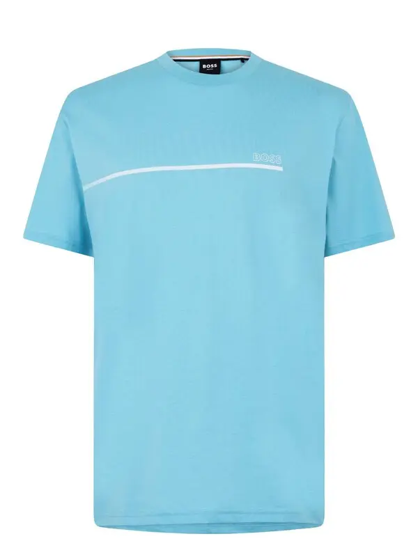 Hugo Boss Logo Crew-neck T-shirt - Blue
