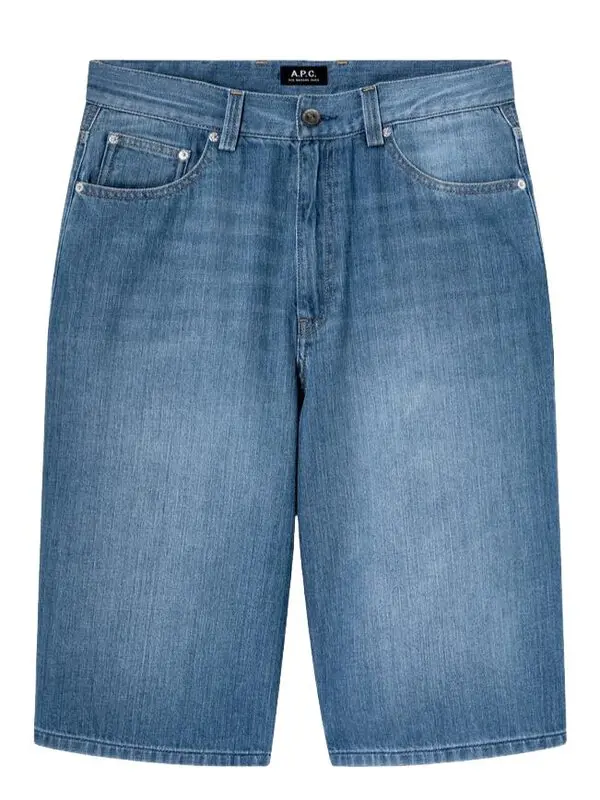 A.p.c. Westland Denim Shorts - Washed Indigo