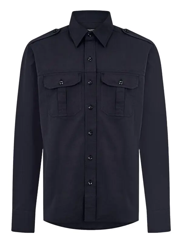 TOM FORD Long-sleeved Shirt - Black