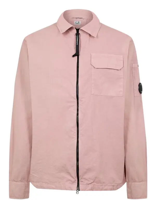 C.P. COMPANY Zipped Overshirt - Pink