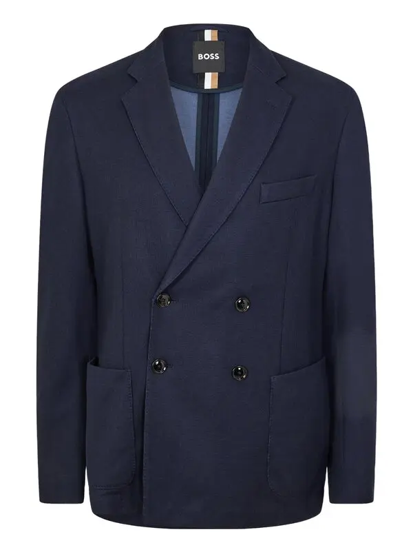 Hugo Boss Single-breasted Blazer - Black