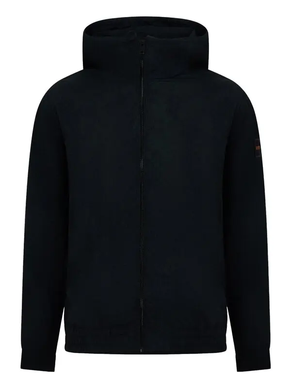 Hugo Boss Zip Up Hooded Coat - No