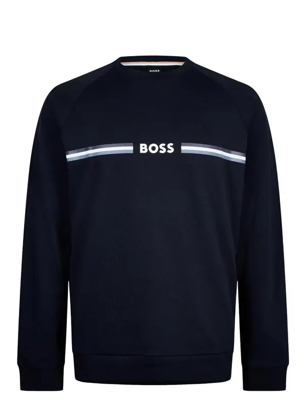 Hugo Boss Minimalist Crew Neck Long-sleeve T-shirt - Black
