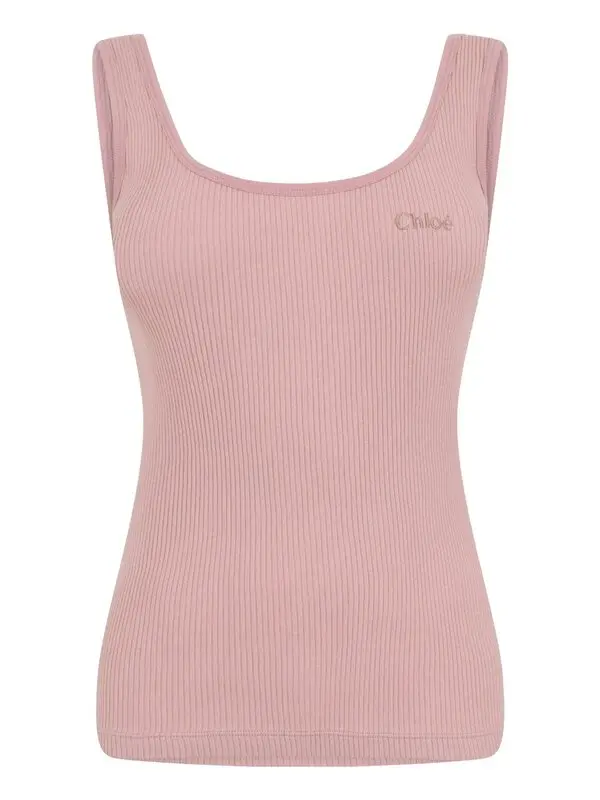 Chloé Knitted Vest - Pink
