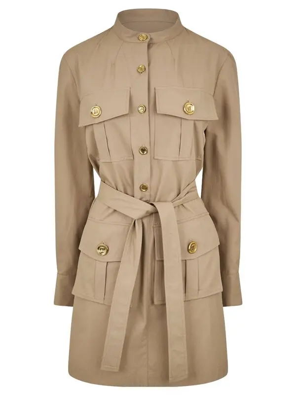 Givenchy Military Dress - Nude