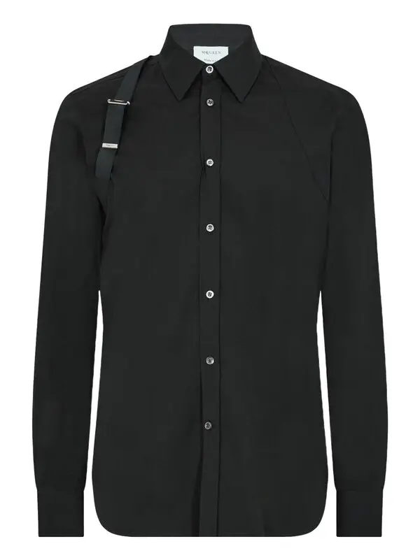 Alexander McQueen Long-sleeved Shirt - Black