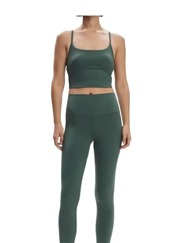 Varley Square Neck Sports Vest - Green